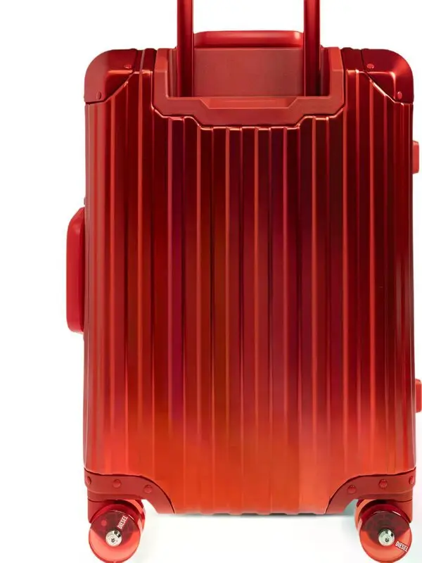 DIESEL® Metallic Grooved Luggage - Red