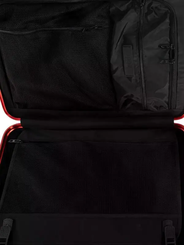 DIESEL® Metallic Grooved Luggage - Red