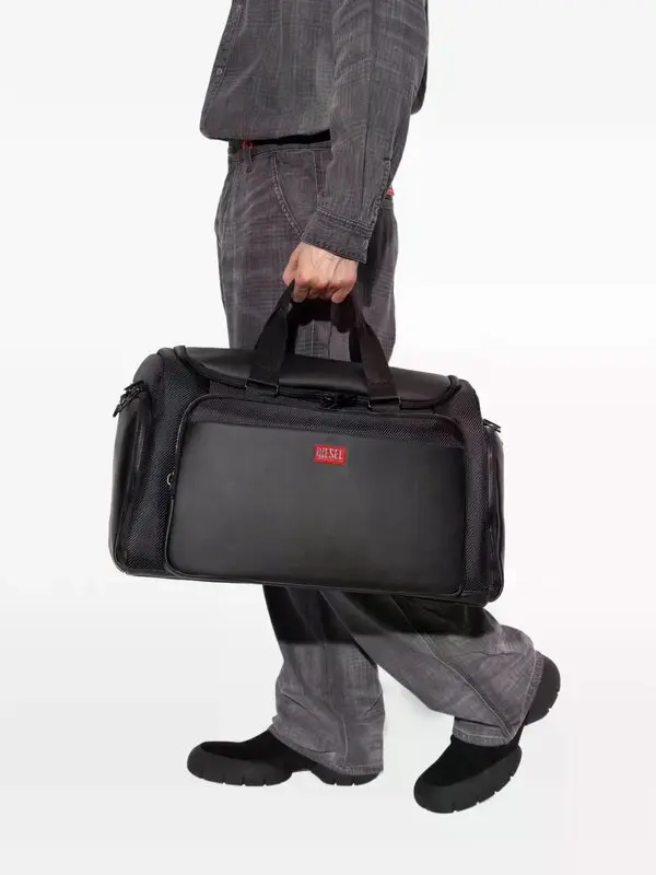 DIESEL® Logo-patch Pocket-detail Duffle Bag