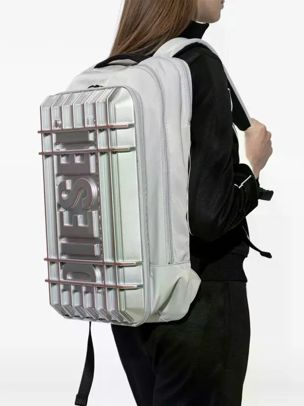 DIESEL® Embossed Logo-plaque Backpack