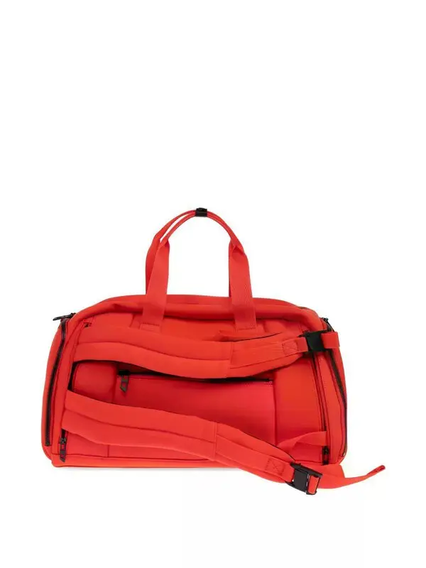 DIESEL® Ribbed-panel Logo Plaque Holdall - Orange