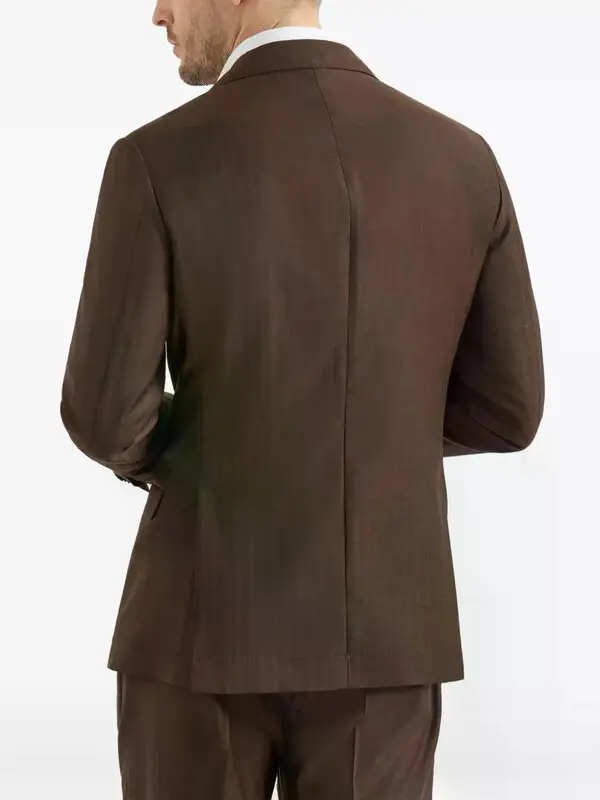 Brunello Cucinelli Virgin-wool And Cashmere One-and-a-half Breasted Deconstructed Blazer