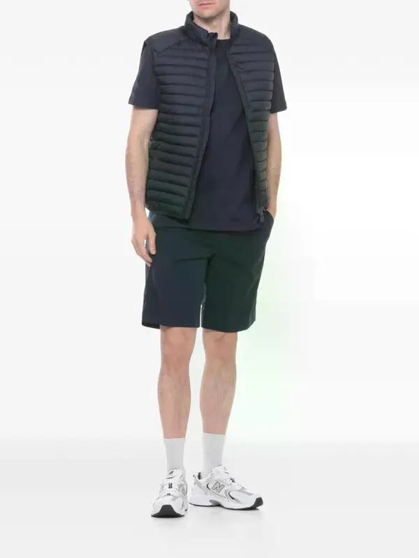 SAVE THE DUCK Quilted High-neck Gilet - Blue