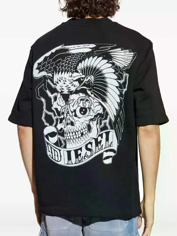 DIESEL® S-col-t1 T-shirt - Black