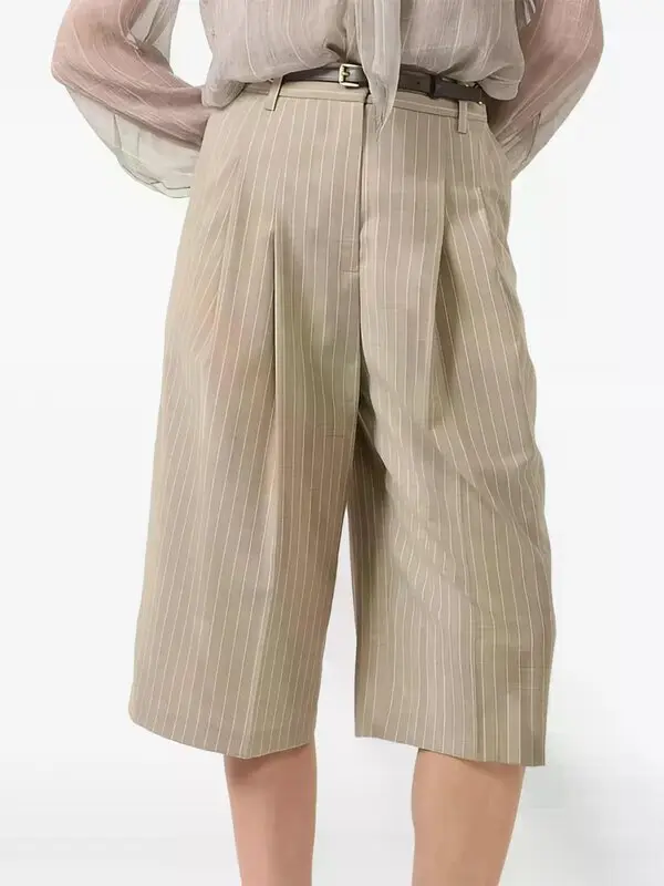 Barbara Bui Pinstriped Bermuda Shorts