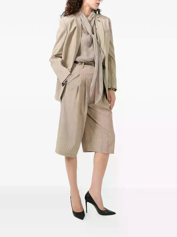 Barbara Bui Pinstriped Bermuda Shorts