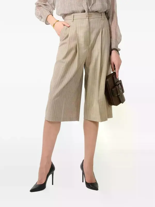Barbara Bui Pinstriped Bermuda Shorts