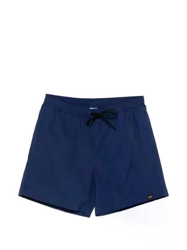 Aspesi Drawstring-waist Swim Shorts - Blue