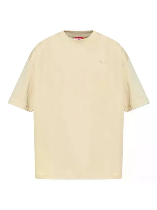 DIESEL® Embroidered Logo T-shirt - Neutrals