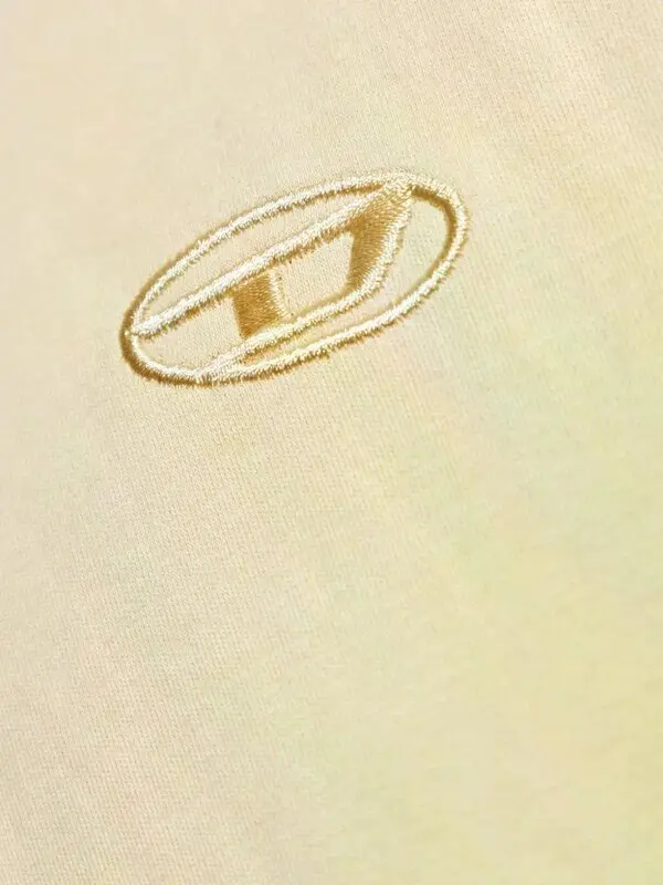 DIESEL® Embroidered Logo T-shirt - Neutrals