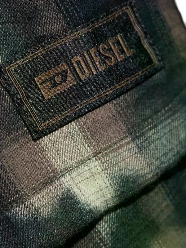 DIESEL® Set-orlando-utlt Hooded Checked Pyjamas - Grey
