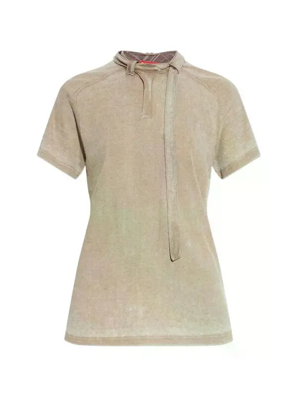 DIESEL® Tie-detail T-shirt