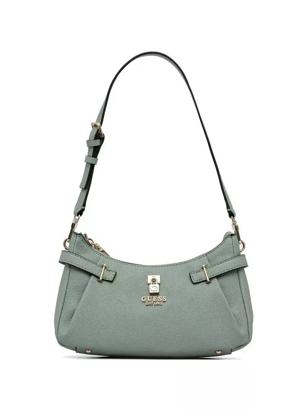 Guess Yesba Buckle-detail Shoulder Bag - Green