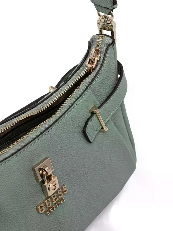 Guess Buckle-detail Shoulder Bag - Green