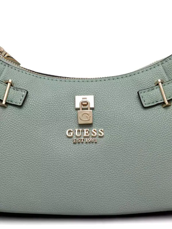 Guess Buckle-detail Shoulder Bag - Green