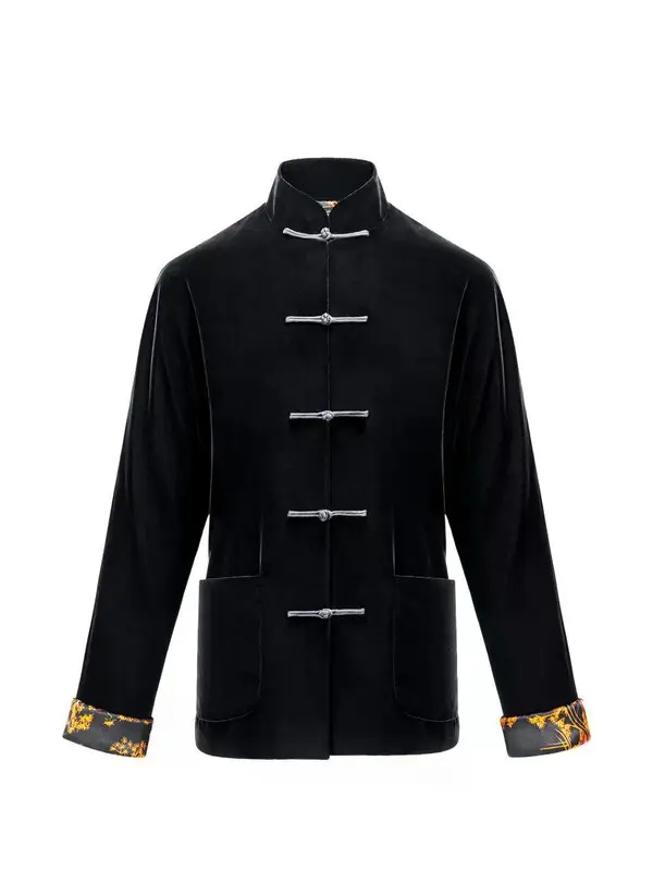 Shanghai Tang Velvet Jacket - Black