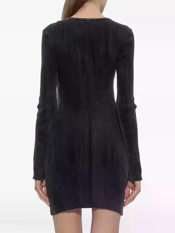 DIESEL® M-anchorage-ls Mini Dress - Grey
