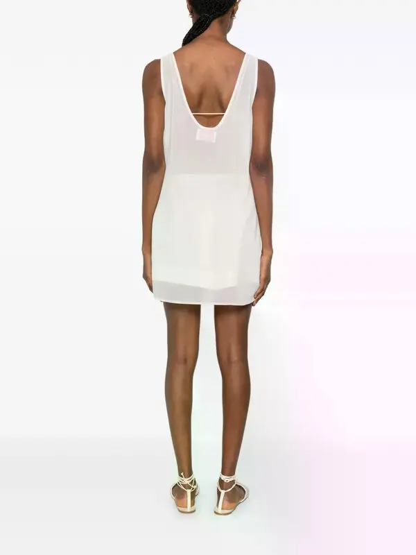 MC2 SAINT BARTH Raya Bead-embellished Mini Dress