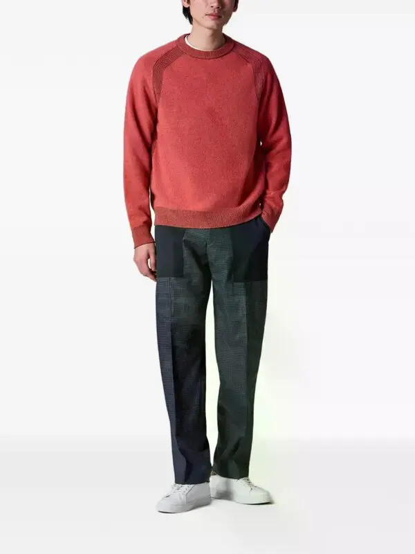 Paul Smith Flecked Raglan-sleeve Sweater - Red