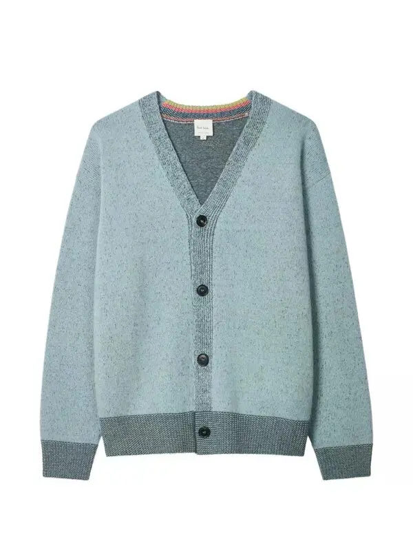 Paul Smith Marl-effect Wool Cardigan