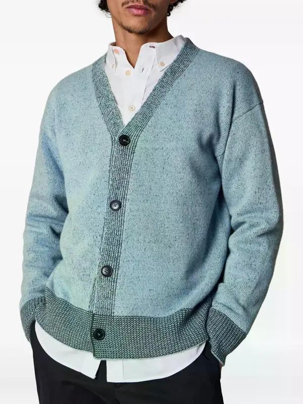 Paul Smith Marl-effect Wool Cardigan