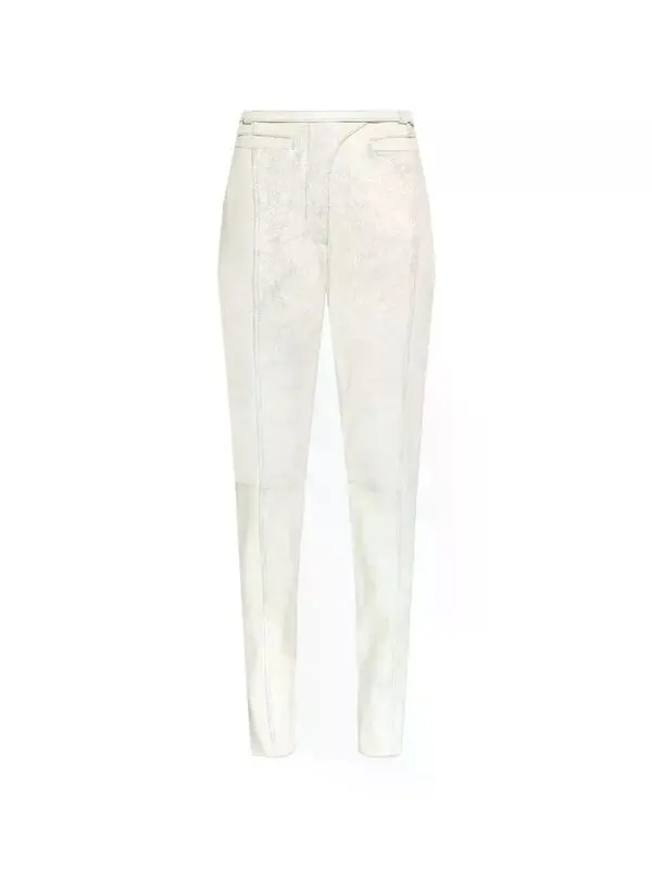 DIESEL® L-croc Panelled Trousers - Neutrals