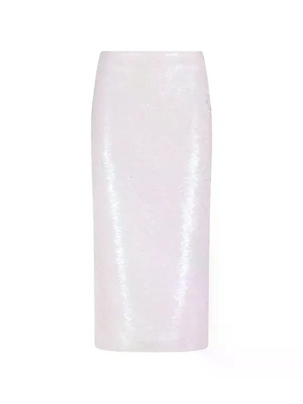 ISABELLE BLANCHE Sequin-embellished Midi Skirt - Pink