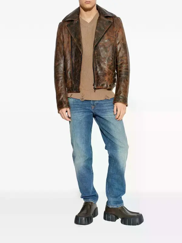DIESEL® Ribbed V-neck Sweater