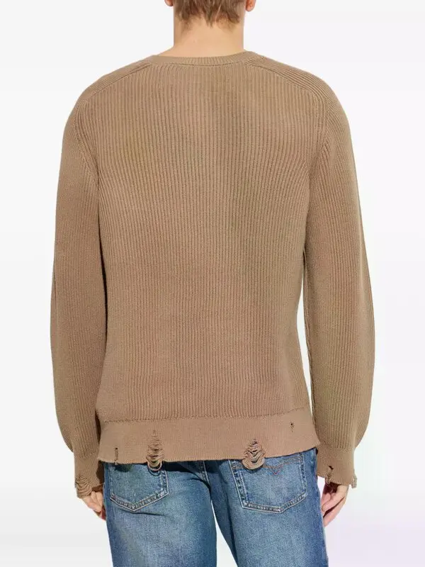 DIESEL® Ribbed V-neck Sweater