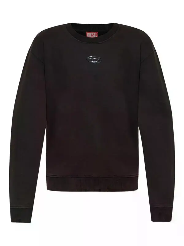 DIESEL® Crew-neck Sweatshirt With Logo Detail