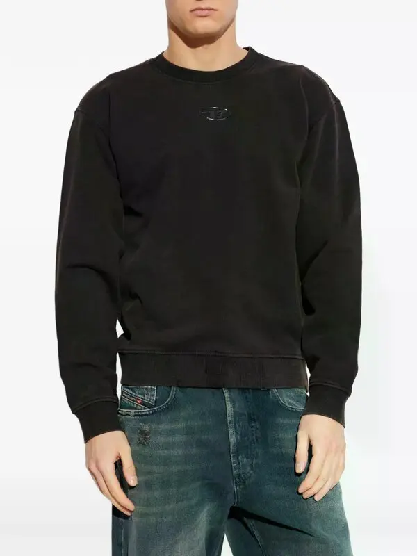 DIESEL® Crew-neck Sweatshirt With Logo Detail
