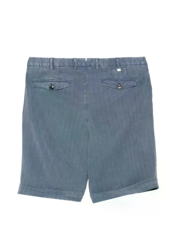 PT TORINO Pleated Shorts - Blue