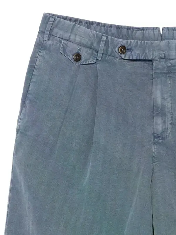 PT TORINO Pleated Shorts - Blue