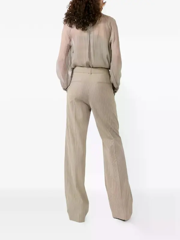 Barbara Bui Pinstripe Wide Leg Trousers