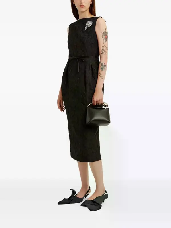 Erdem Belted Sleeveless Dress
