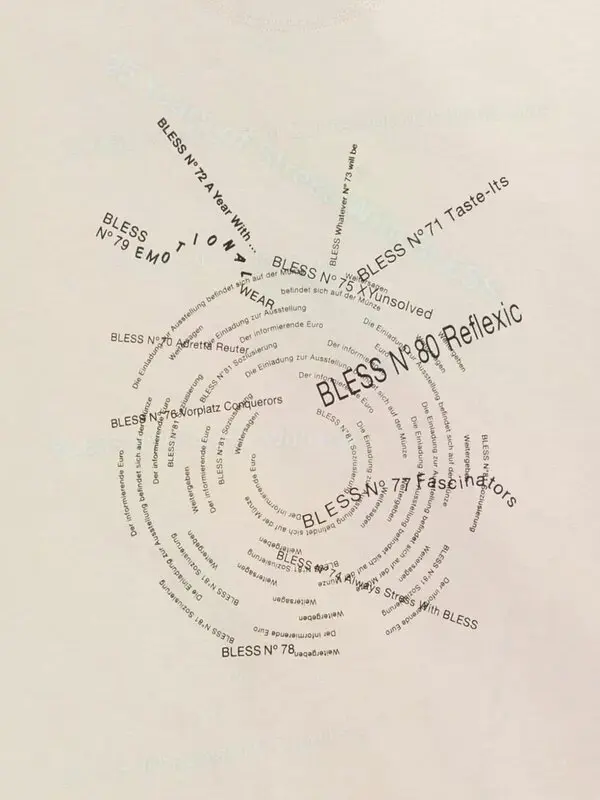 BLESS Word-print T-shirt - Neutrals