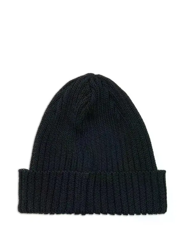 Undercover Ribbed-knit Beanie - Black