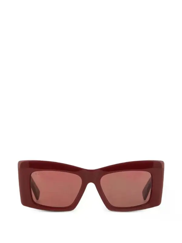 Gucci Interlocking G-appliqué Sunglasses - Red