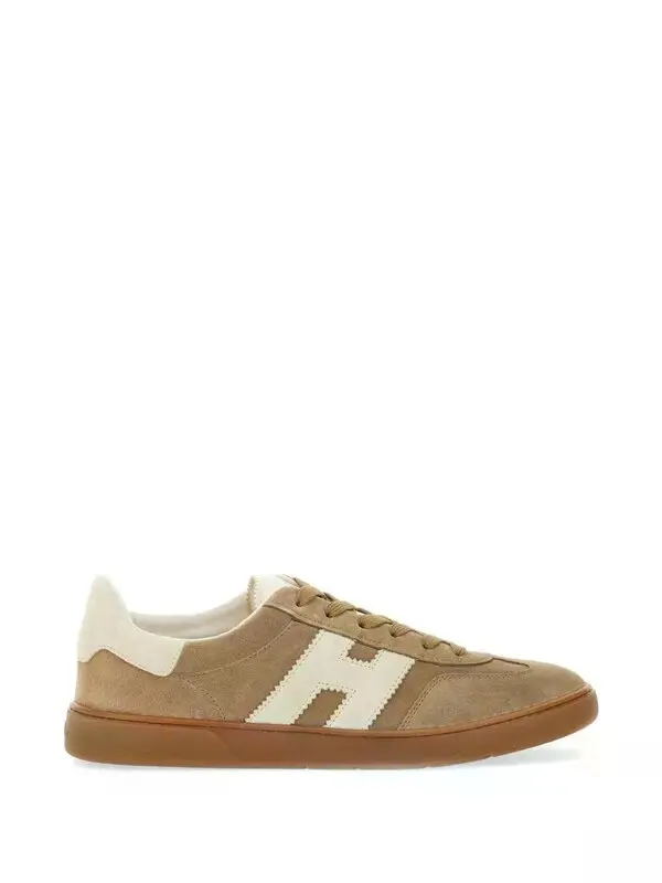 Hogan Lace-up Suede Sneakers - Neutrals