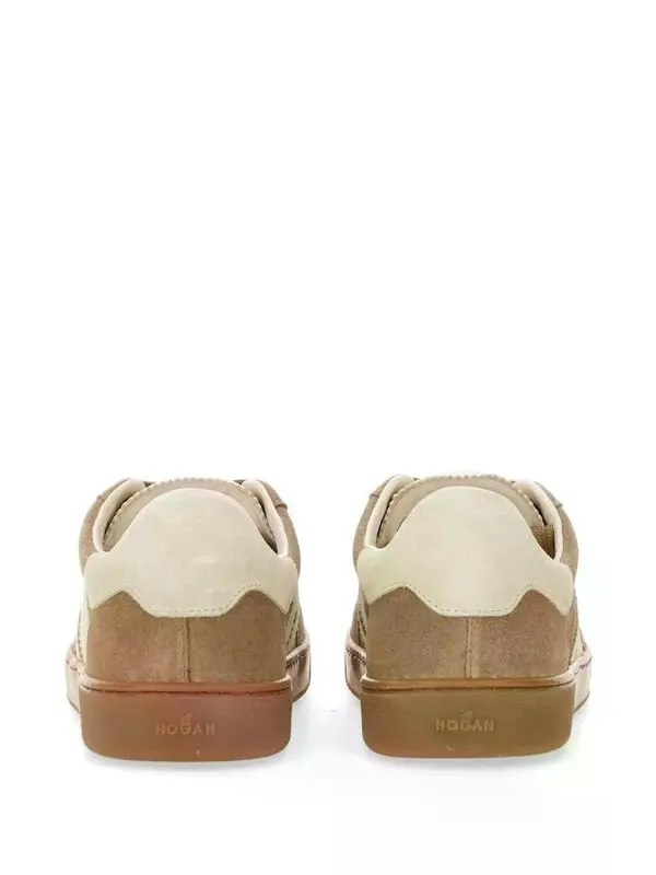 Hogan Lace-up Suede Sneakers - Neutrals
