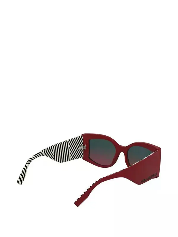 Karl Lagerfeld Geometric Frame Sunglasses