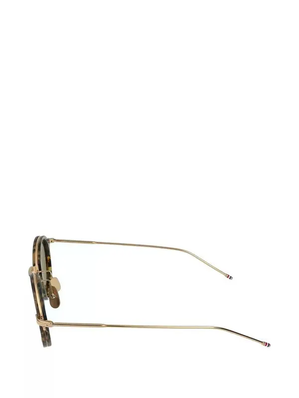 Thom Browne Tortoiseshell Round-frame Sunglasses