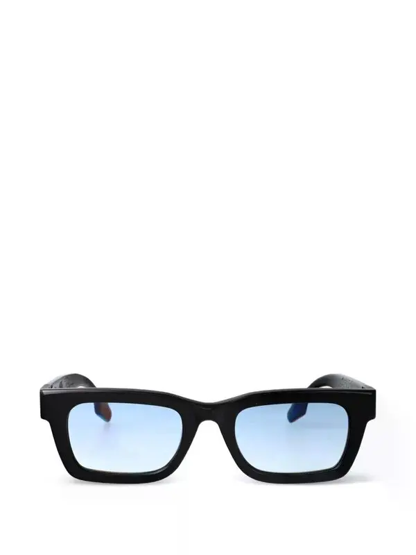 VISION OF SUPER The Rider Rectangle-frame Sunglasses - Black