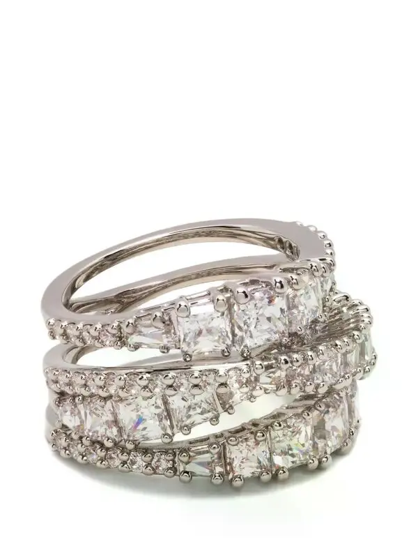 SWAROVSKI Hyperbola Crystal-embellished Ring - Silver