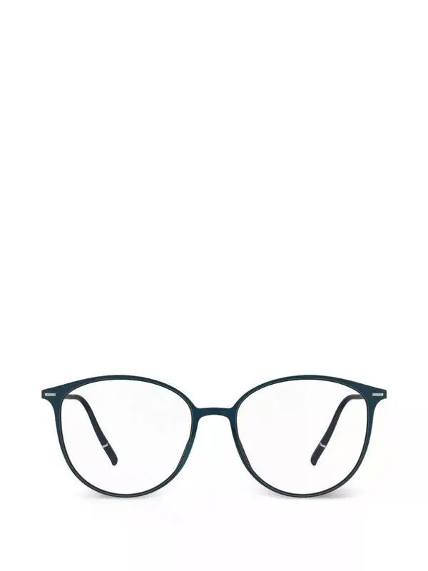 SILHOUETTE Urban Lite Round-frame Eyeglasses - Blue