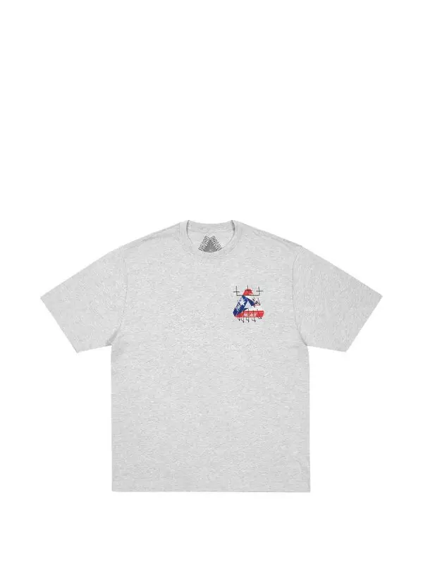PALACE Graphic-print T-shirt - Grey
