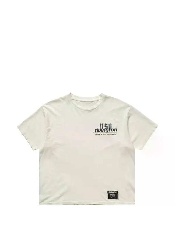RRR123 Graphic-print T-shirt - Neutrals