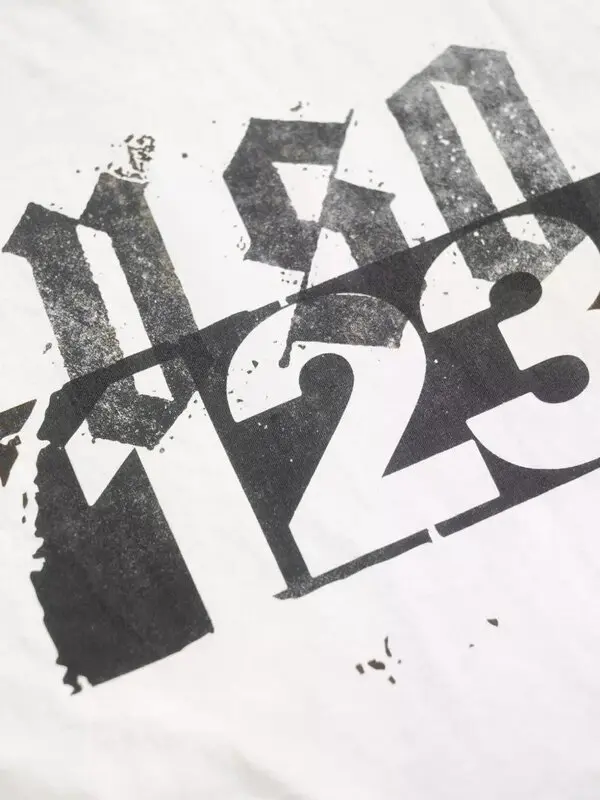 RRR123 Graphic-print T-shirt - Neutrals