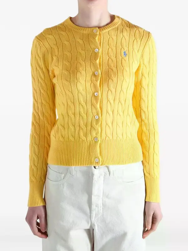 Polo Ralph Lauren Cable-knit Cardigan - Yellow