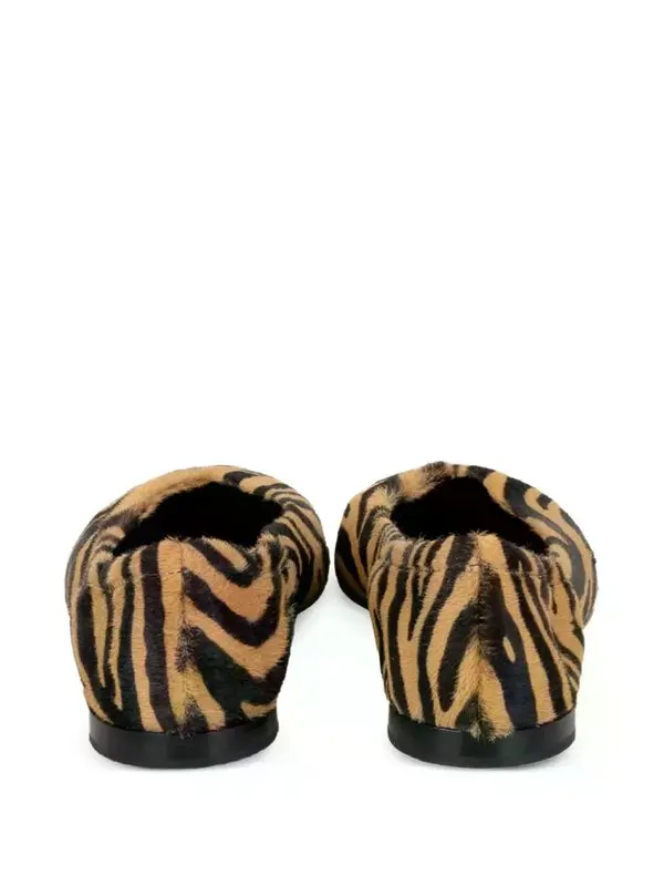 POMME D´OR Zebra-pattern Flat Pumps